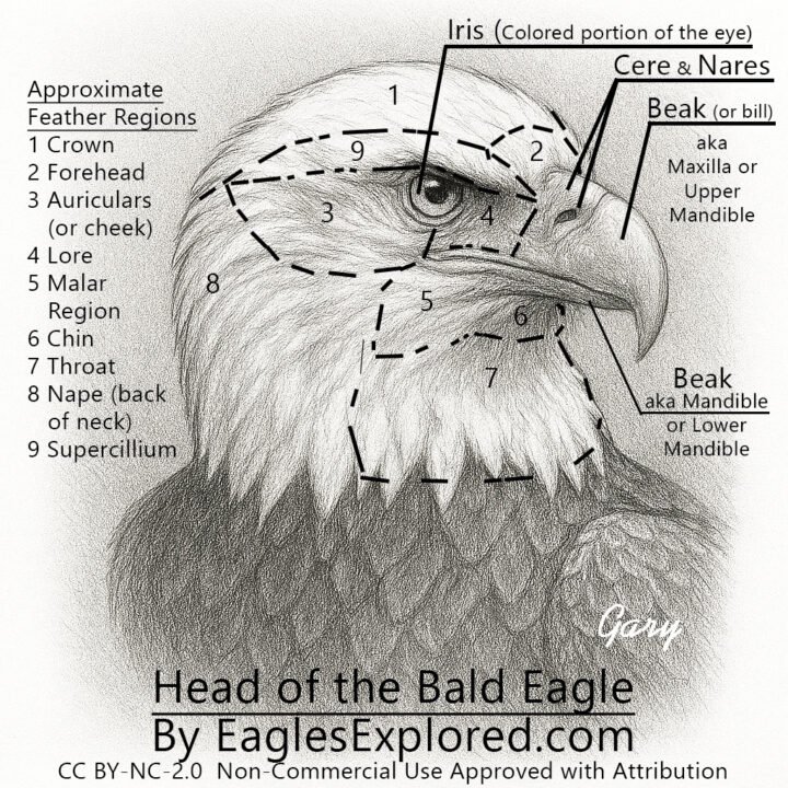 Bald Eagle Head Diagram